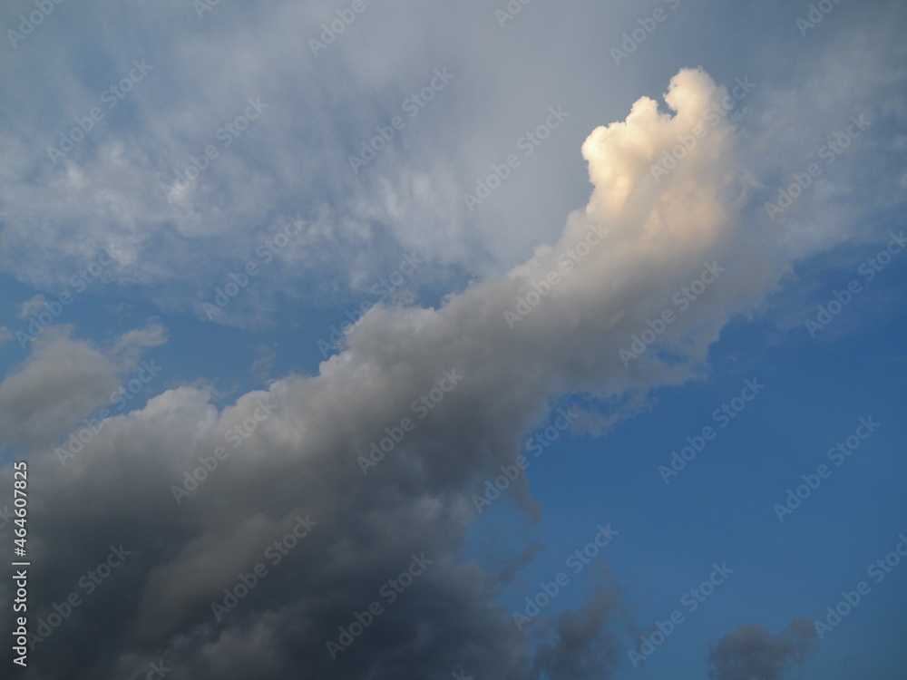 Narrow towering cloud known as a "turkey tower." Stock Photo | Adobe Stock