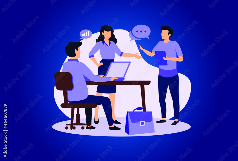 Internship illustration exclusive design inspiration Stock Vector ...