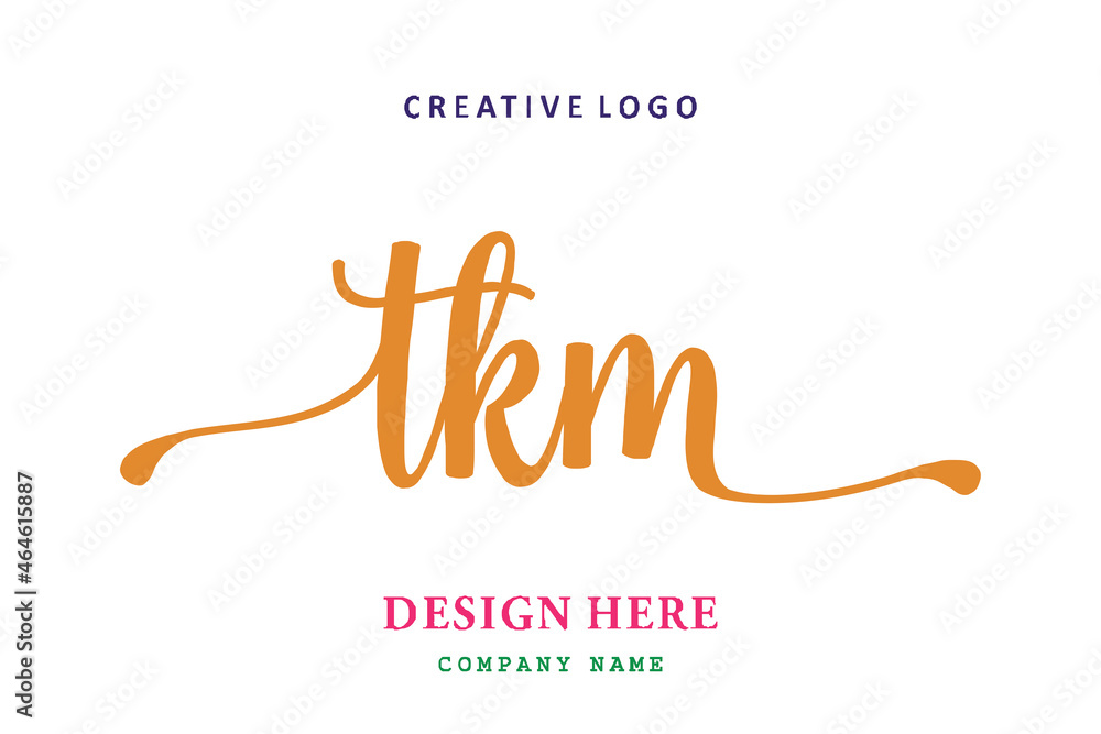 TKM lettering logo is simple, easy to understand and authoritative ...