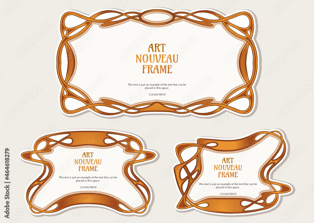 Label, decorative frame, border. Element for design. Template for ...