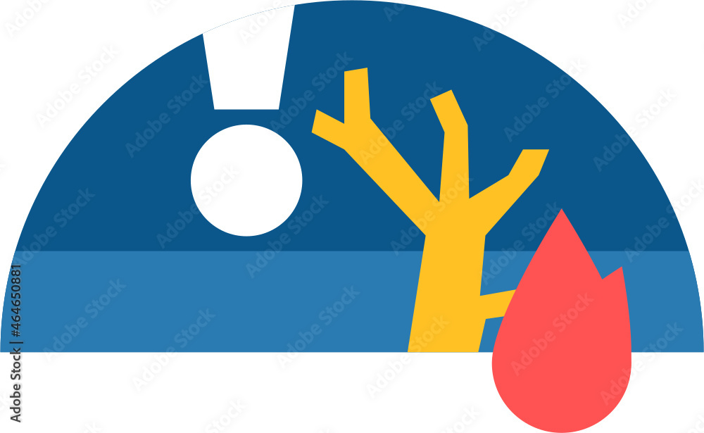 Dark Knight Symbol On Fire