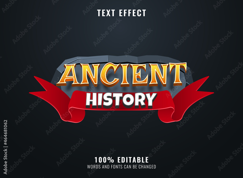 fantasy cartoon ancient history medieval rpg game logo title text ...