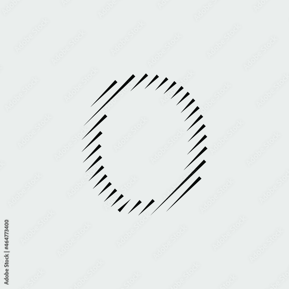 O stylish font letter and logo design Stock Vector | Adobe Stock