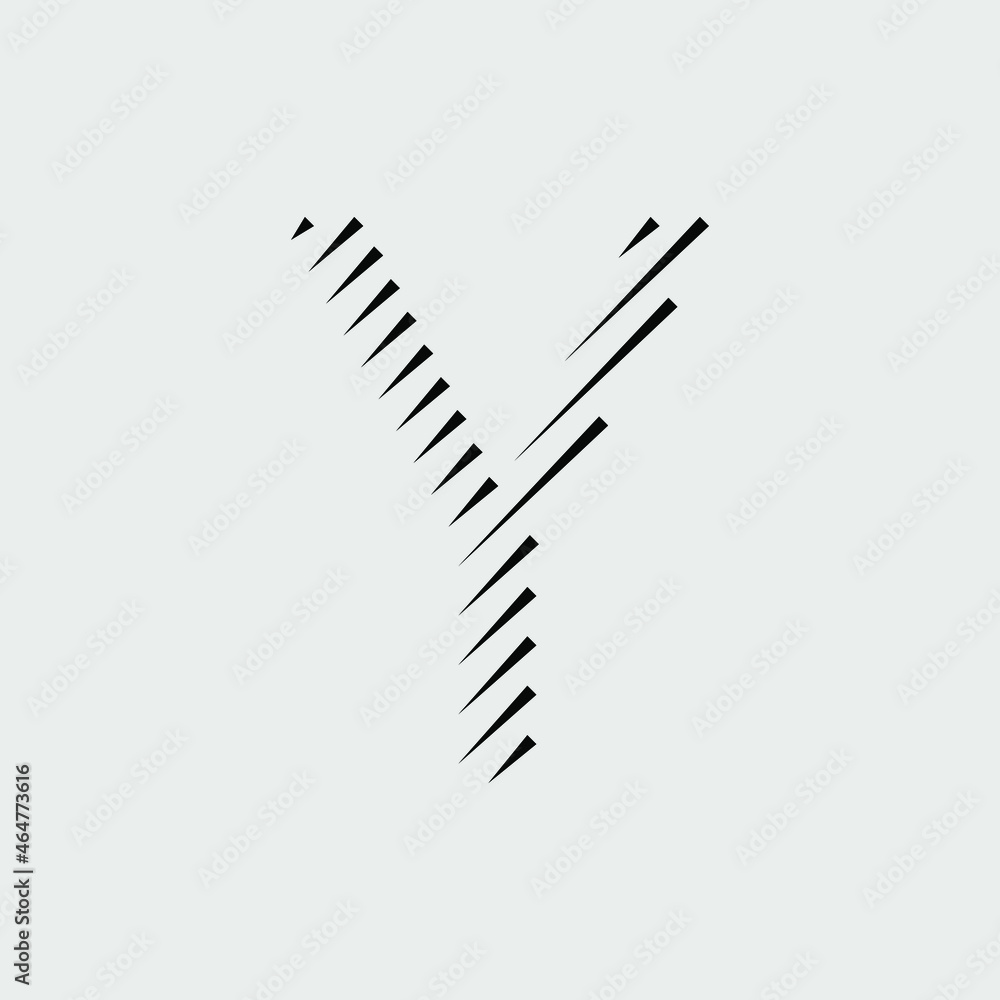 Y stylish font letter and logo design Stock Vector | Adobe Stock