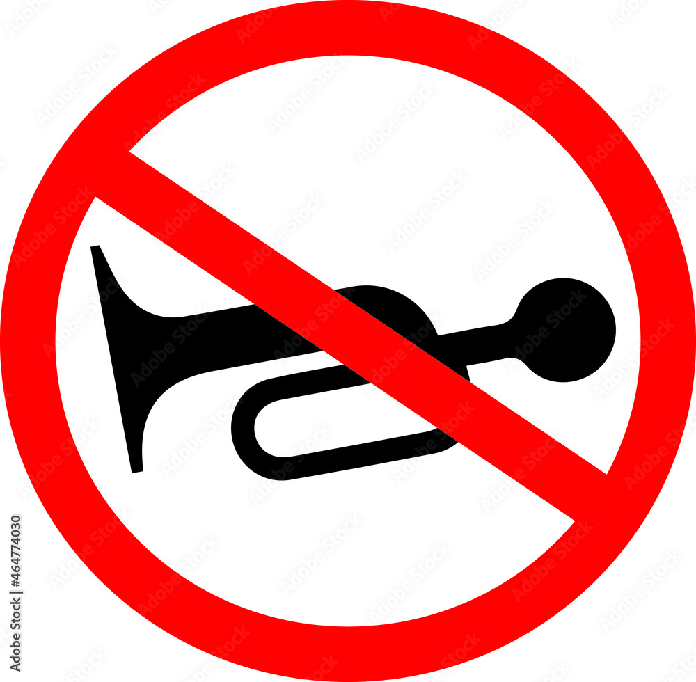 Traffic signs are prohibited to use sound signals or cause disturbing ...