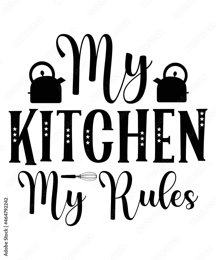 Kitchen SVG Bundle, baking svg, cooking svg, chef svg, hand lettered ...