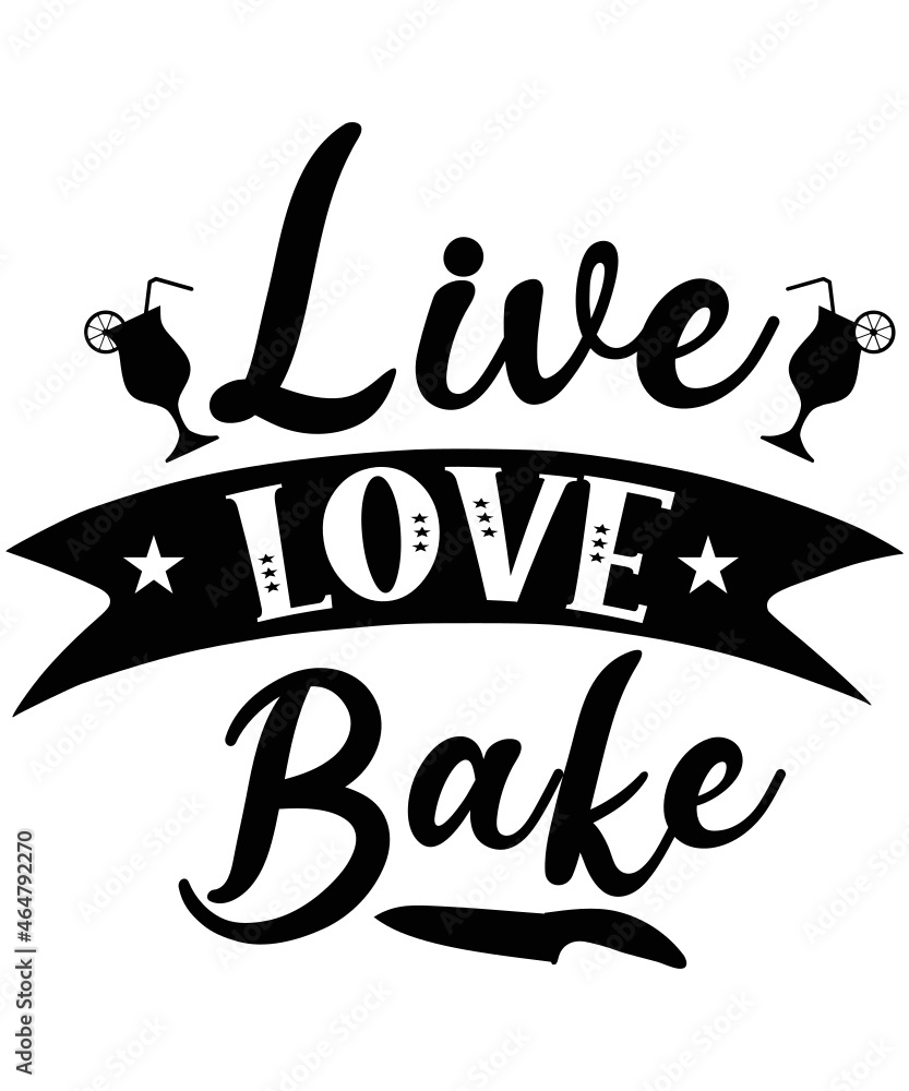 Kitchen SVG Bundle, baking svg, cooking svg, chef svg, hand lettered ...