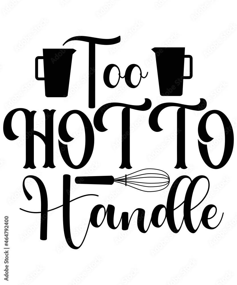 Kitchen SVG Bundle, baking svg, cooking svg, chef svg, hand lettered ...