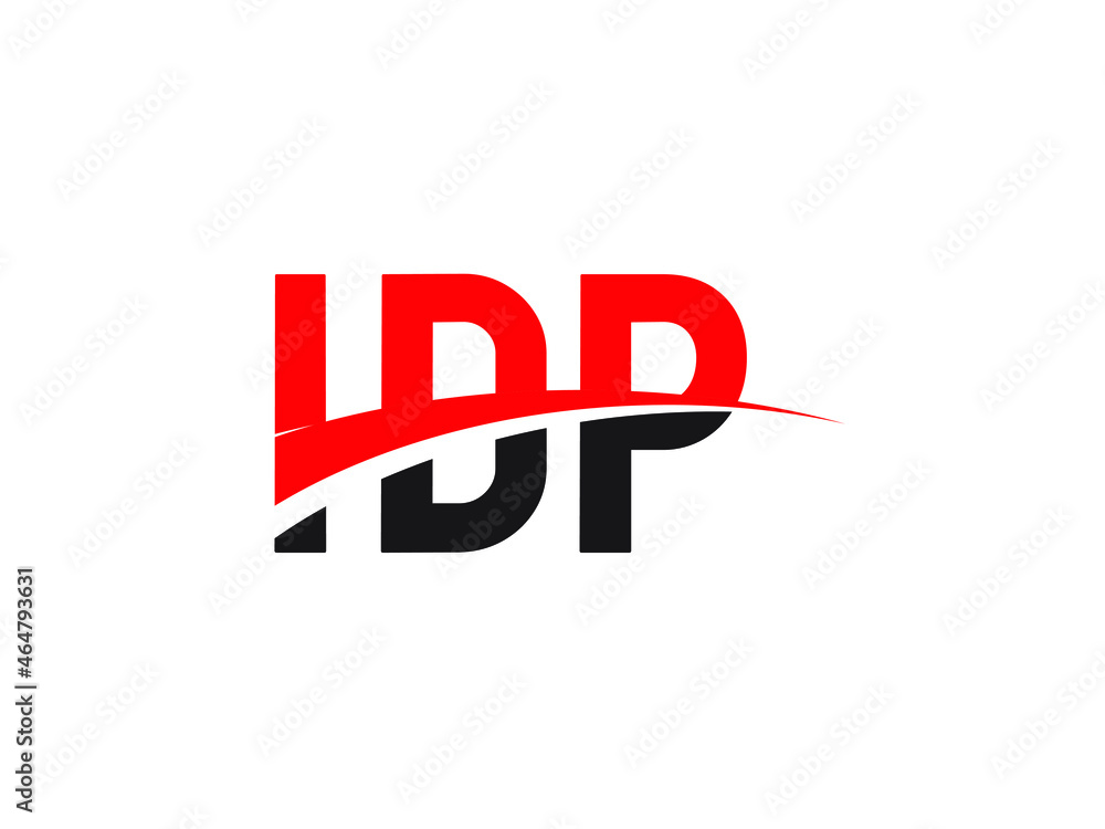 IDP Letter Initial Logo Design Vector Illustration Stock Vector | Adobe ...