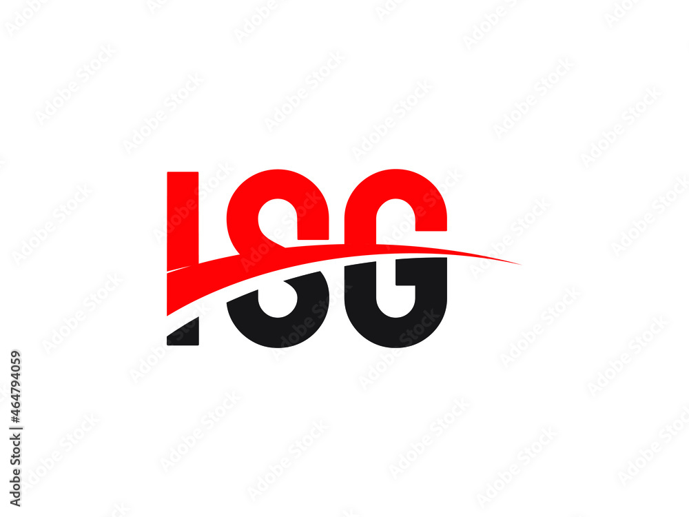 ISG Letter Initial Logo Design Vector Illustration Stock Vector | Adobe ...