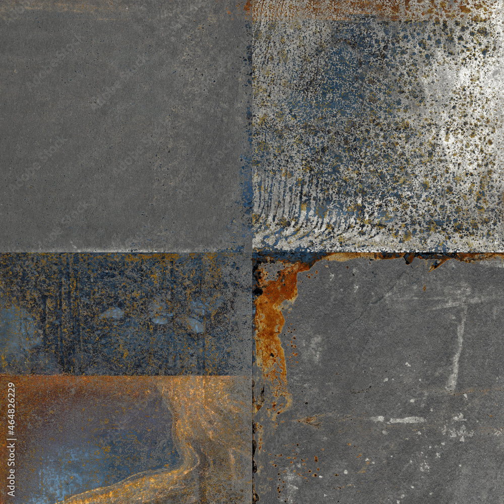 rusty metallic marble of cement texture background with golden streaks ...