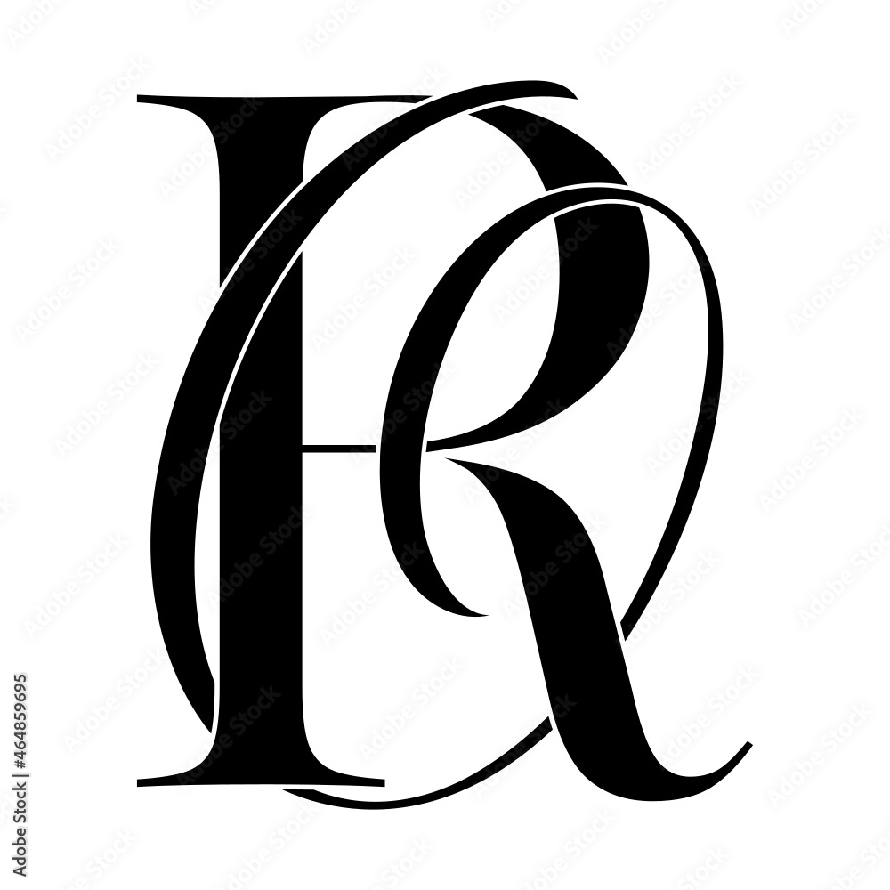 ro, or, monogram logo. Calligraphic signature icon. Wedding Logo ...