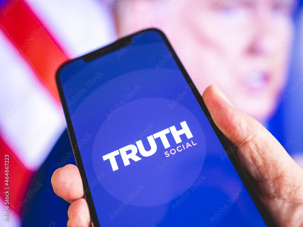 Truth Social - Social network launched by former President of the ...