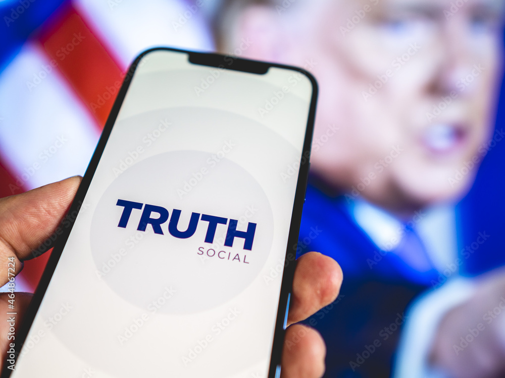 Truth Social - Social network launched by former President of the ...