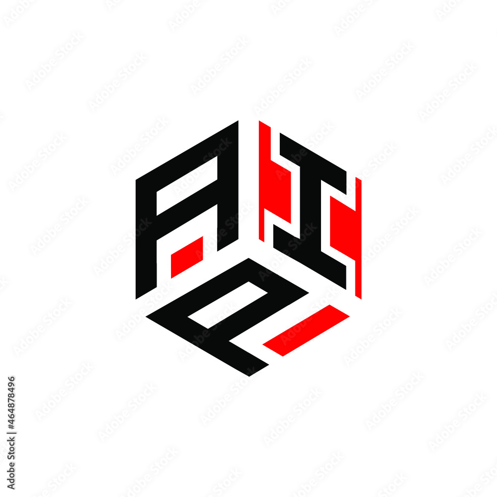 AIP letter logo design on white background.AIP creative initials letter ...