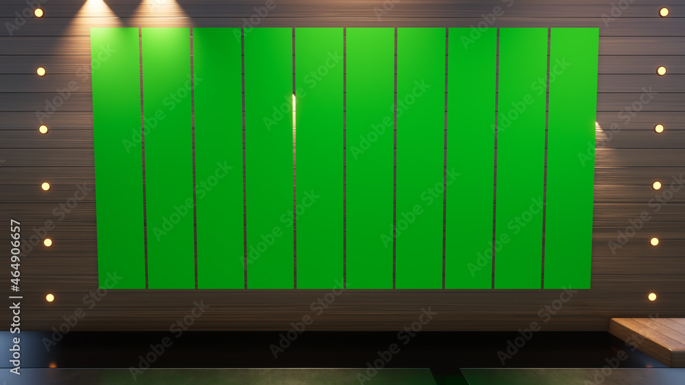 Backdrop For TV Shows .TV On Wall.3D Virtual News Studio Background, 3d ...