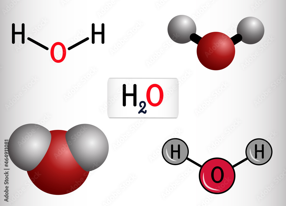 Water , H2O, HOH molecule. It is inorganic hydroxy compound, oxygen ...