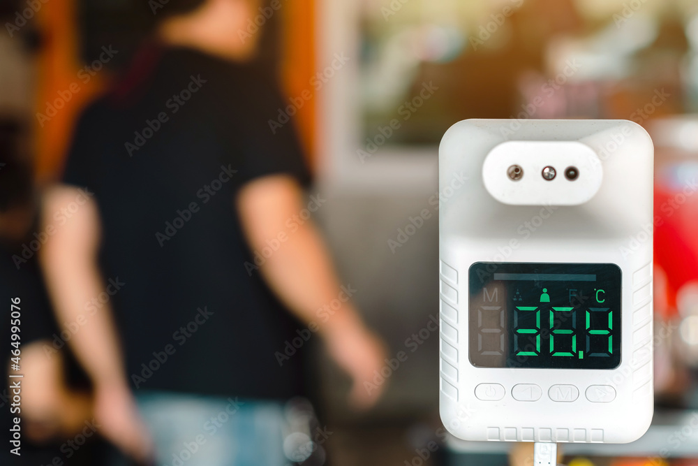 Foto de Digital automatic body measuring temperature machine for ...