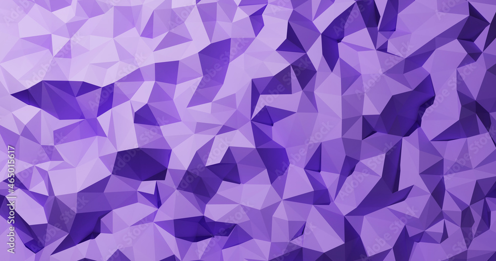 Purple polygon background 3d rendering, 3d illustration. Abstract ...