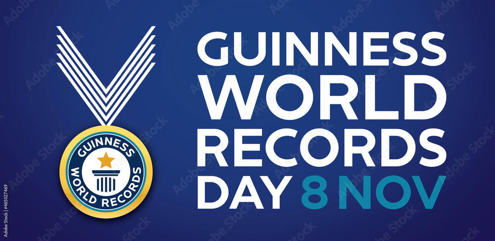 International event, Guinness World Records 8 November, Vector ...