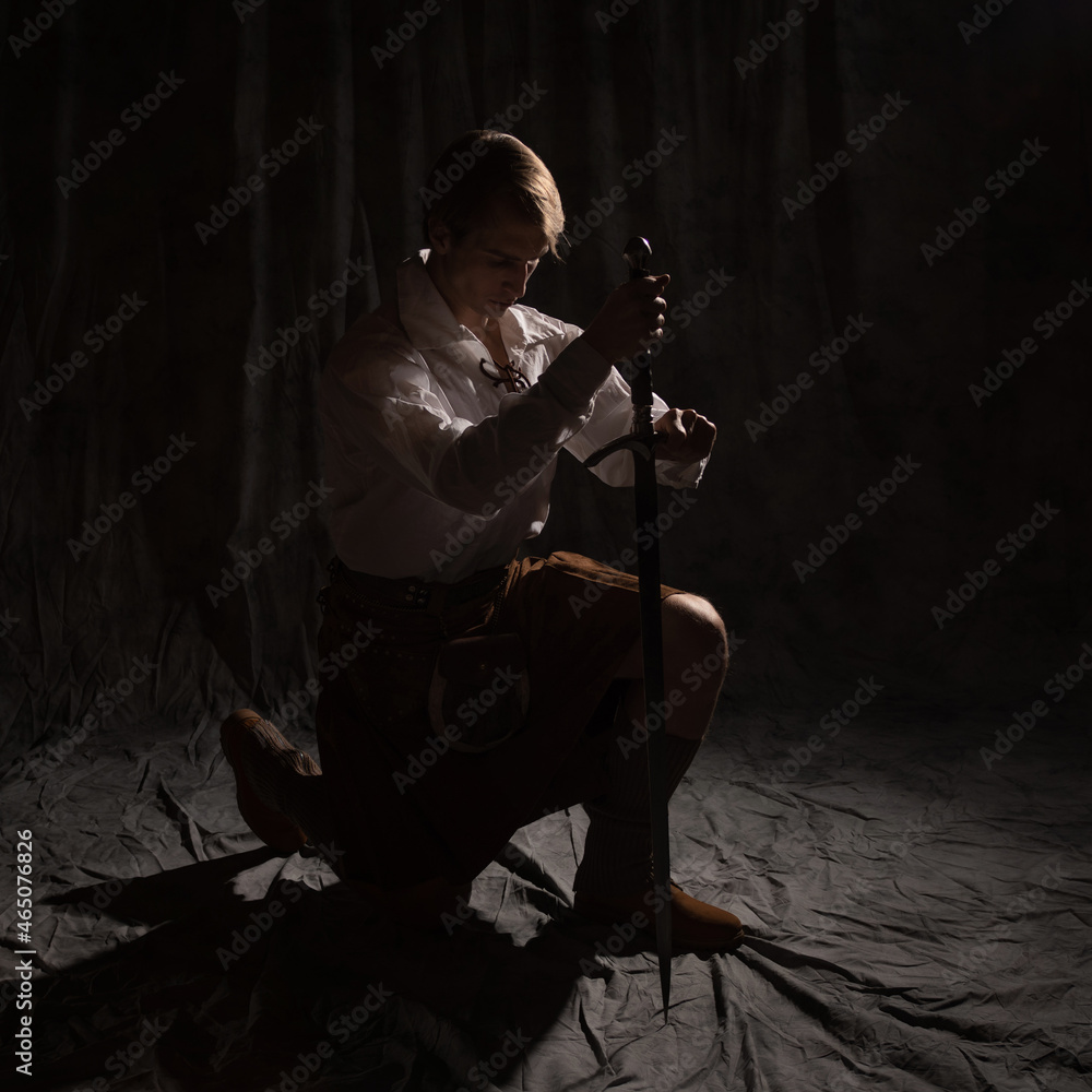 An oath of loyalty, a promise to a combat comrade, a concept. A young ...