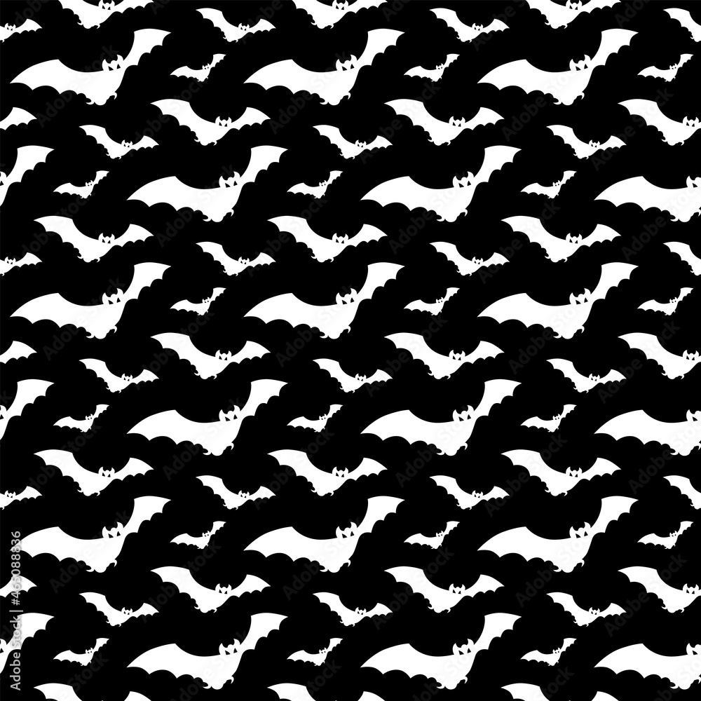 seamless bat pattern and background vector illustration Stock Vector ...