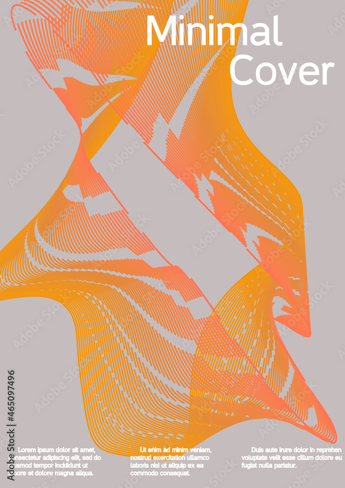 Future futuristic template with abstract current forms for banner ...