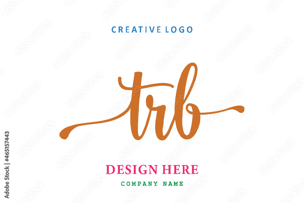 TRB lettering logo is simple, easy to understand and authoritative ...