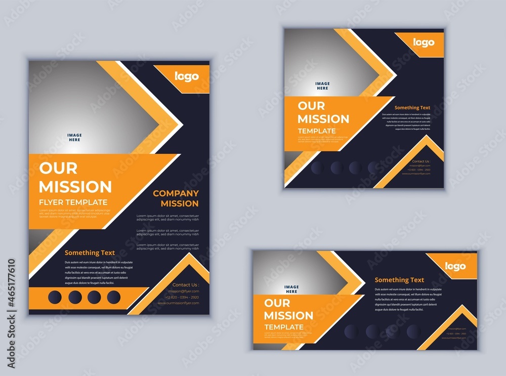 Business Flyer Banner or Social Media Banner Design. Modern Design ...