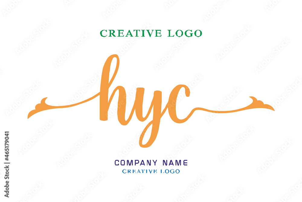 HYC lettering logo is simple, easy to understand and authoritative ...