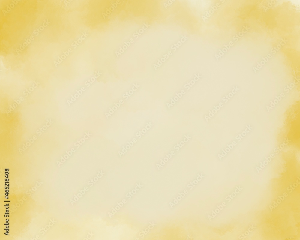 yellow haze watercolor splash painted background, pastel color with ...
