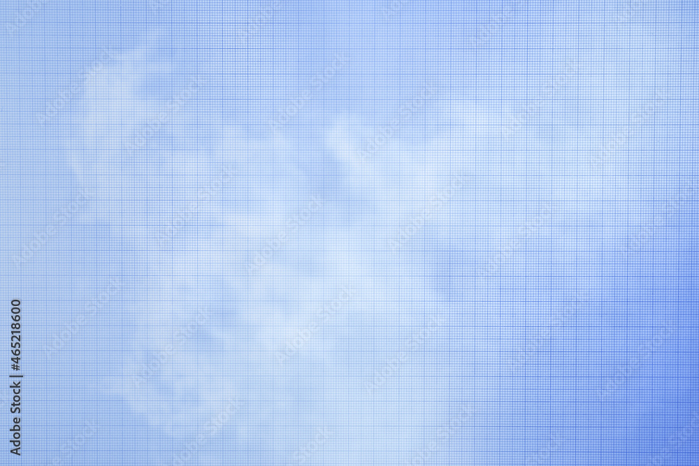 Old blue graph paper texture background, education and science research ...