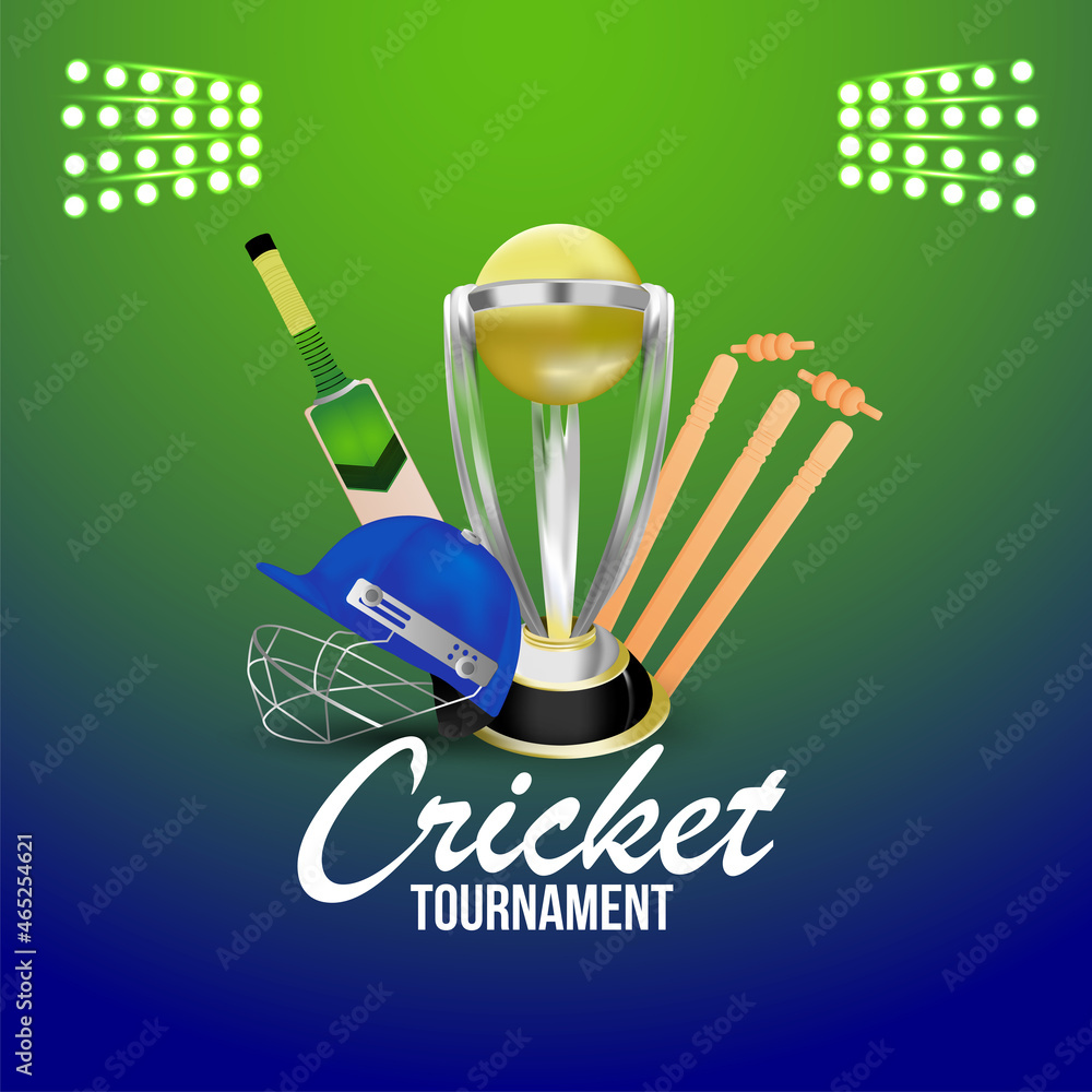 Cricket championship stadium background with cricket championship ...