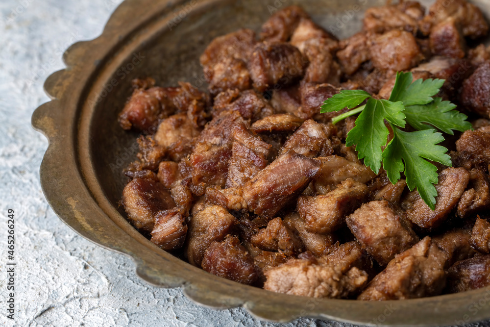 Muslims Traditional Sacrifice holiday food lamb, Turkish roasted meat ...