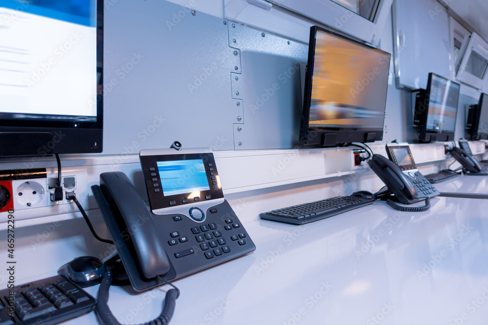 Autonomous mobile emergency control room. Emergency control room ...