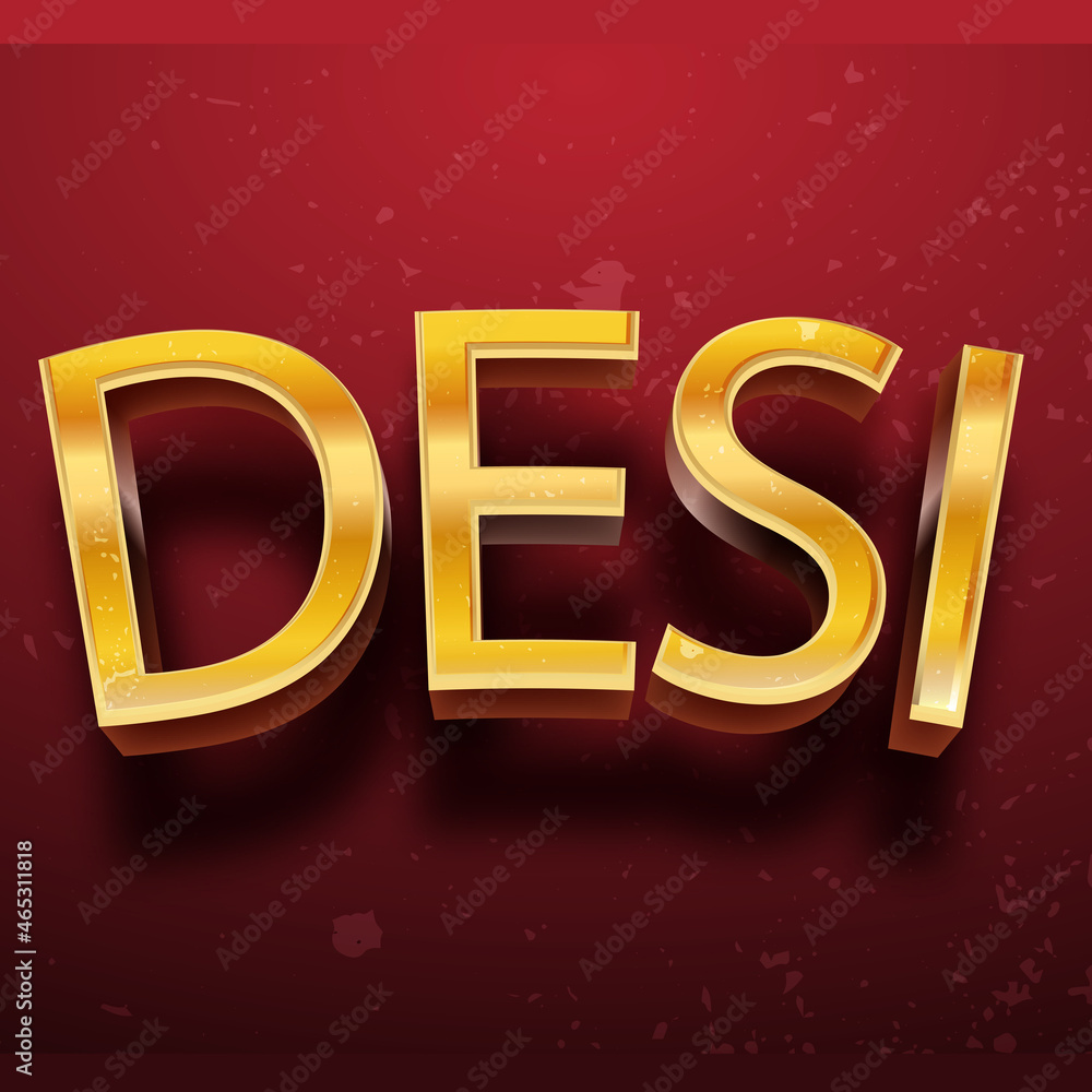 Desi | Desi Logo | Desi Logo English | Indian Logo | Hindi Logo Stock ...