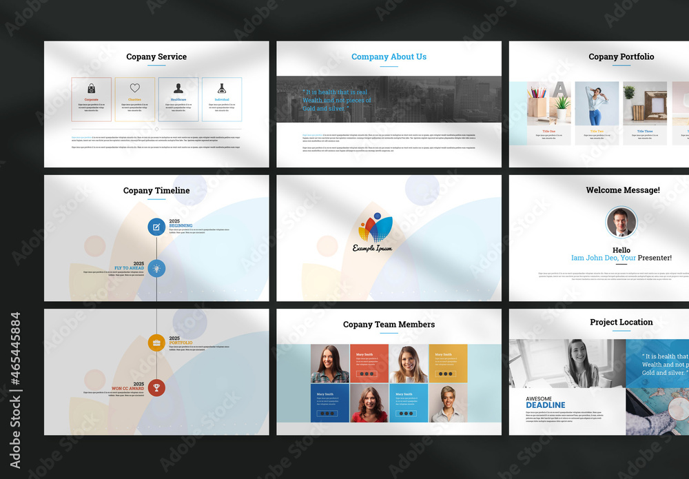 Presentation Layout Stock Template | Adobe Stock