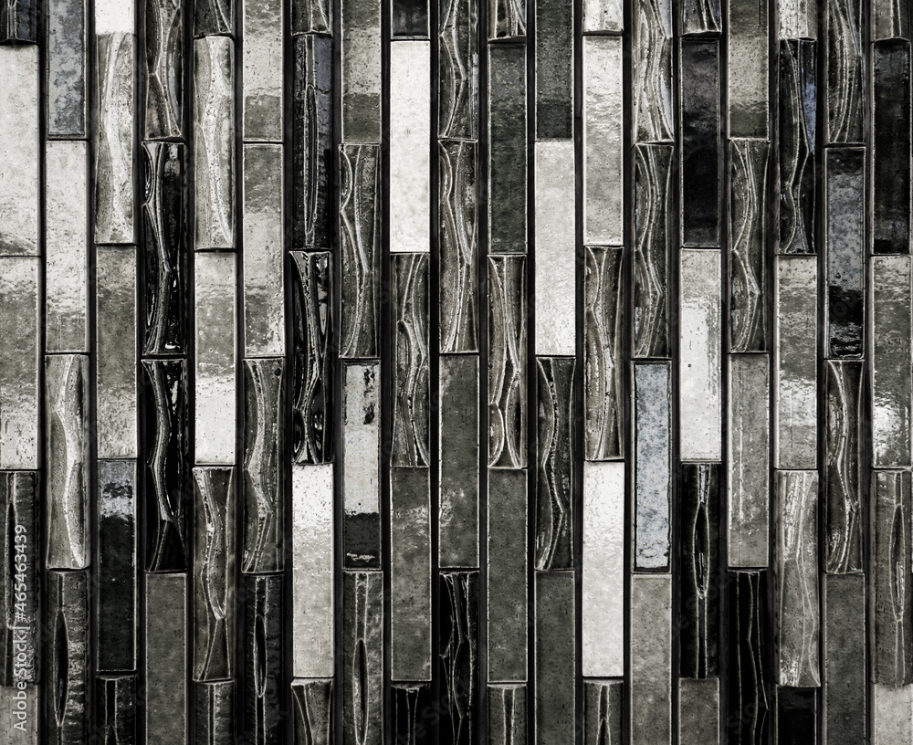 Luxury retro tile wall background. Classic glossy glazed mosaic tile ...