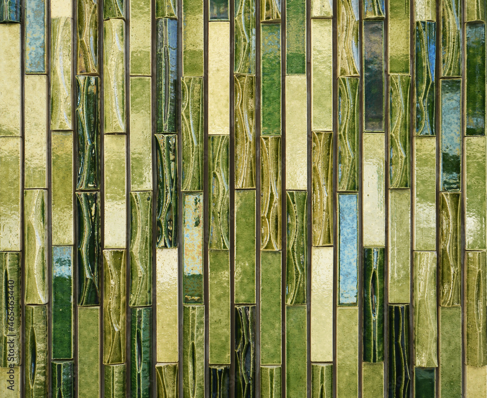 Luxury retro tile wall background. Classic glossy glazed mosaic tile ...