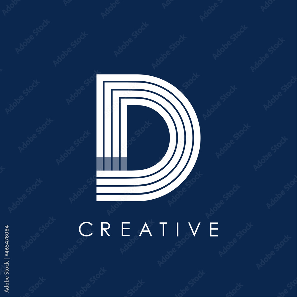 abstract geometric D logo geometric shapes teamwork team folded Stock ...