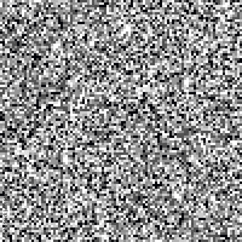 TV screen noise pixel glitch texture background vector illustration ...
