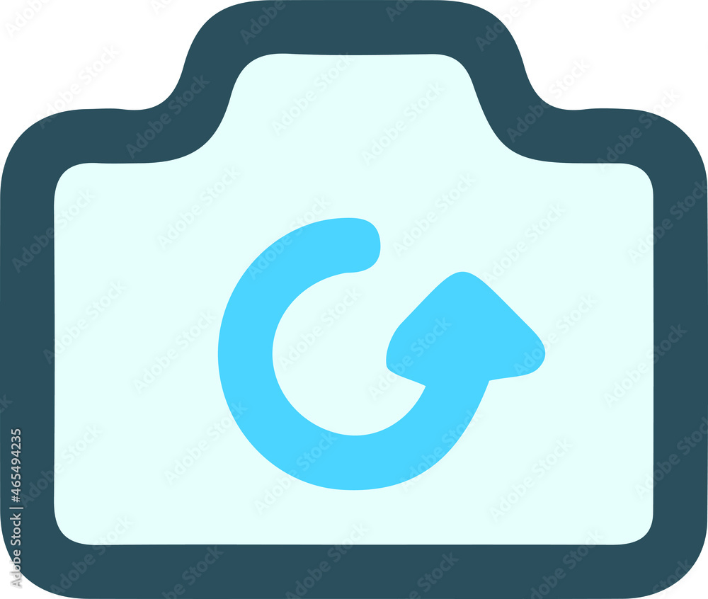 camera icon, Rotate tool, Set of all Photography color flat icons ...