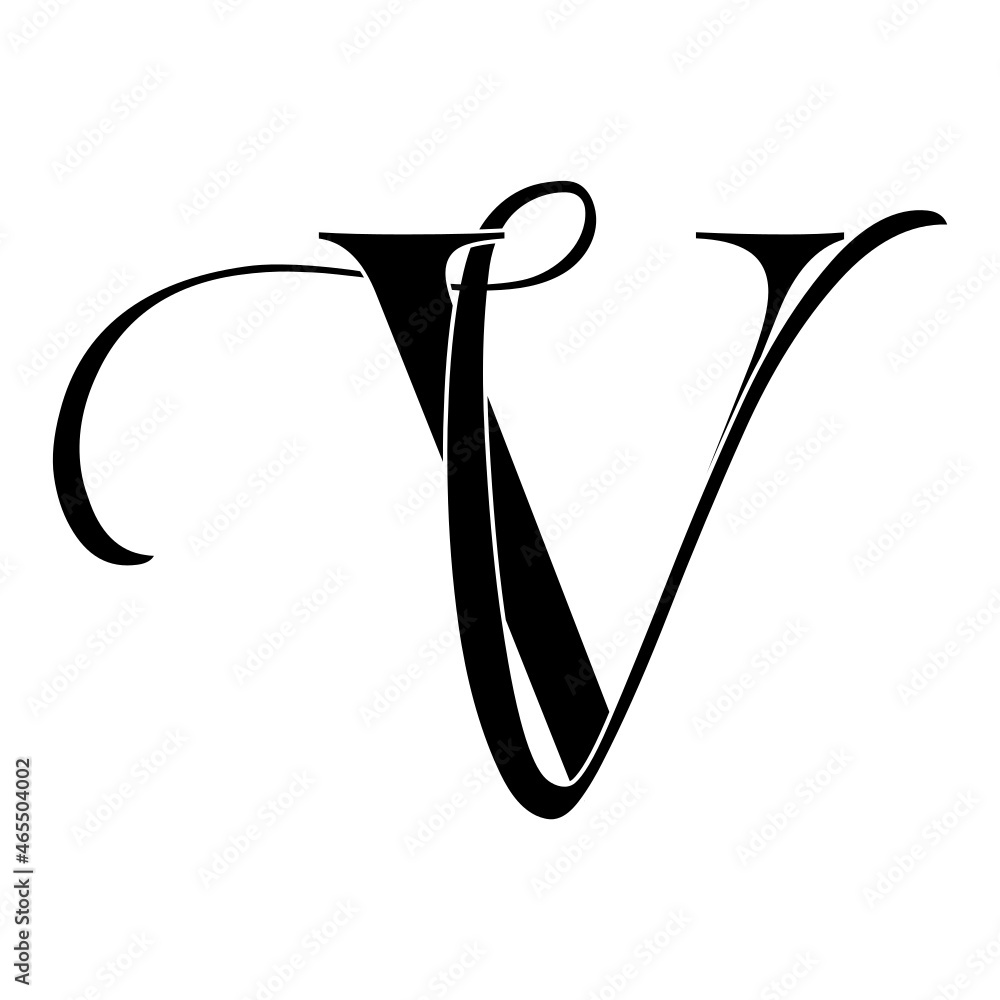 vv, vv, monogram logo. Calligraphic signature icon. Wedding Logo ...