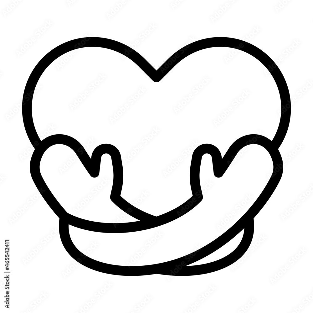 self outline icon Stock Vector | Adobe Stock