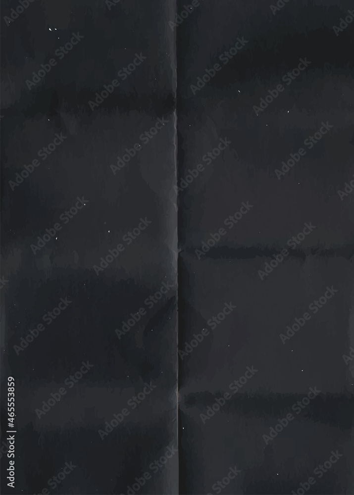 Crumpled black paper texture. Abstract dark background with wrinkled ...
