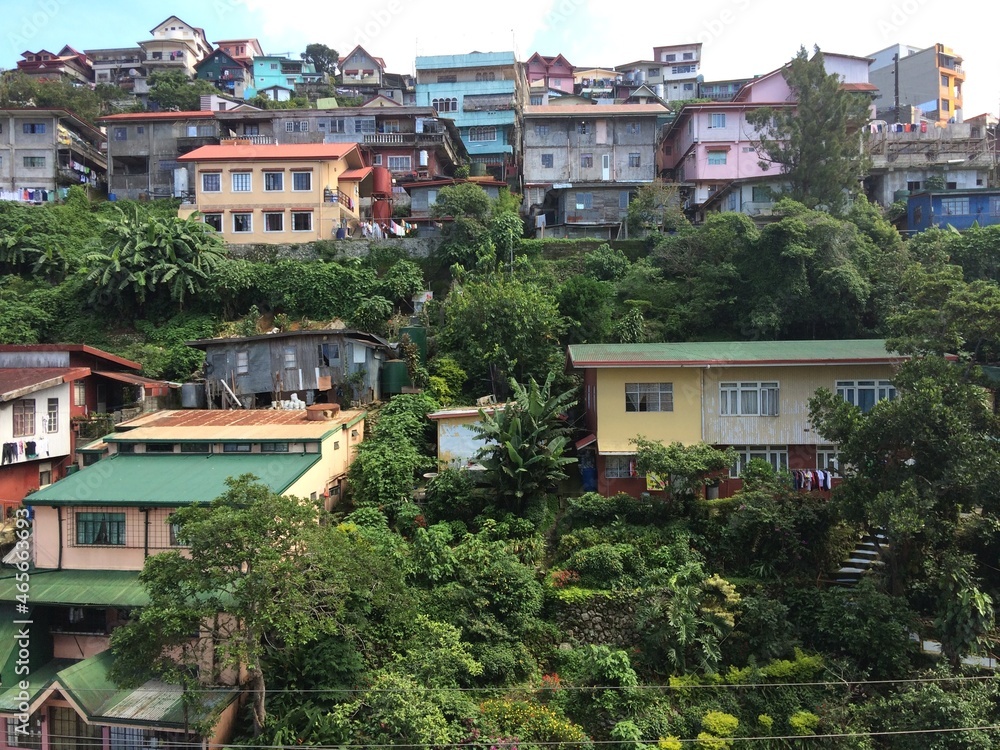 Colorful architecture Baguio, The Philippines Stock Photo | Adobe Stock