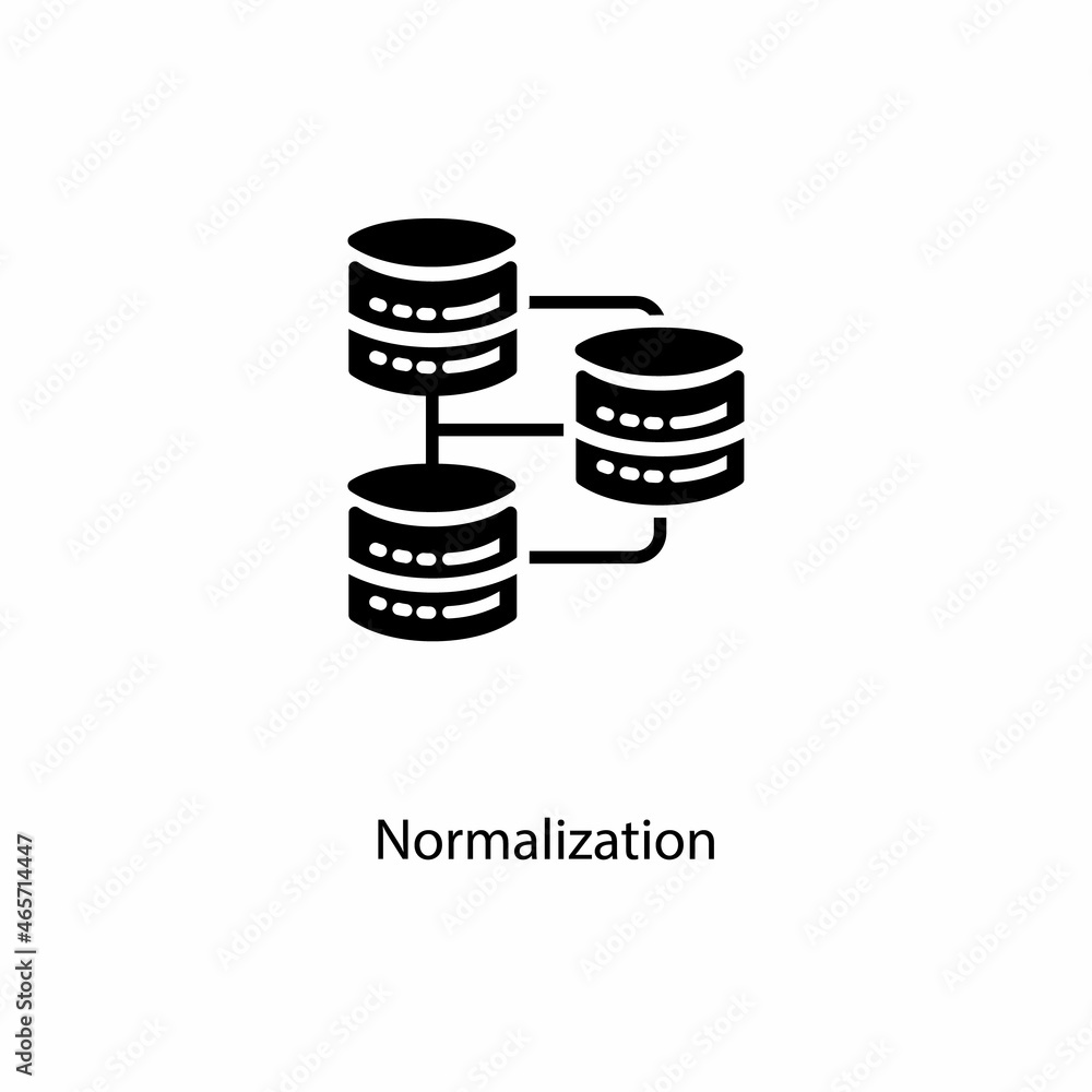 Normalization icon in vector. Logotype Stock Vector | Adobe Stock