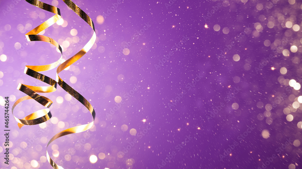 Poster Celebration party background in gold and purple – Wall Art ...