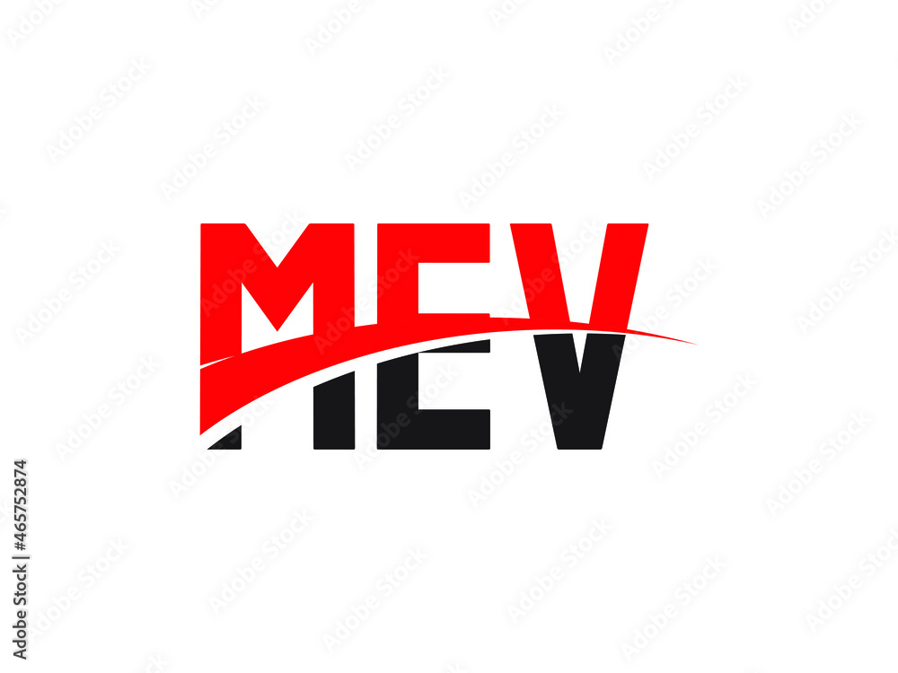 MEV Letter Initial Logo Design Vector Illustration Stock Vector | Adobe ...