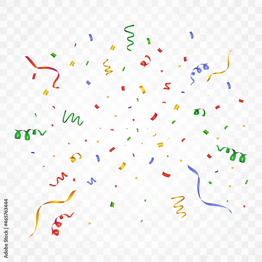 Party Confetti Vector Png